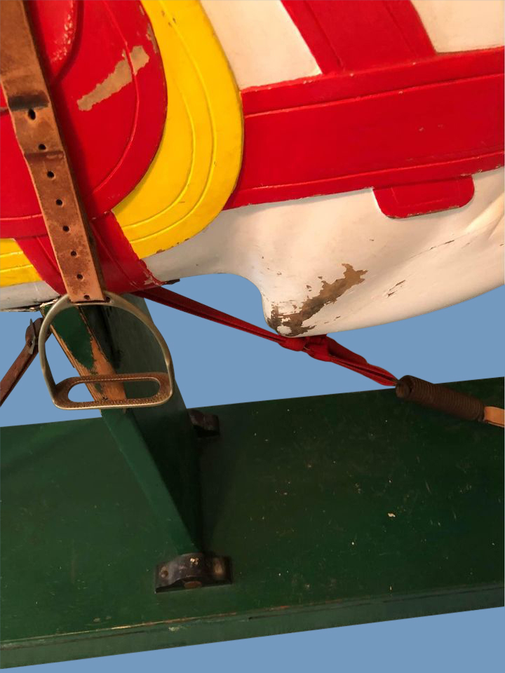 Antique Dentzel Jumper on Carousel Horse on Rocking Base [ clone ...
