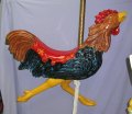 Herschell Spillman Carousel Rooster > Carousel Animals, Menagerie ...
