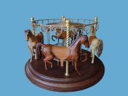 4 horse carousel coffee table > Reproduction & Contemporary Carousel ...