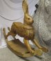 Vintage Wood Rocking Carousel Rabbit > Carousel Animals, Menagerie ...